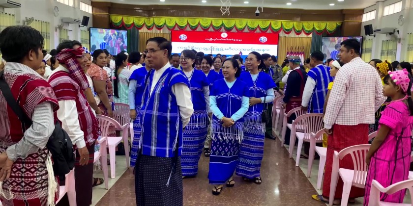 Ceremony of traditional custom :Bago CM attended ethnic Kayin white ...