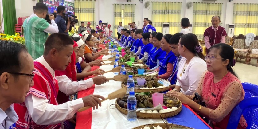 Ceremony of traditional custom :Bago CM attended ethnic Kayin white ...