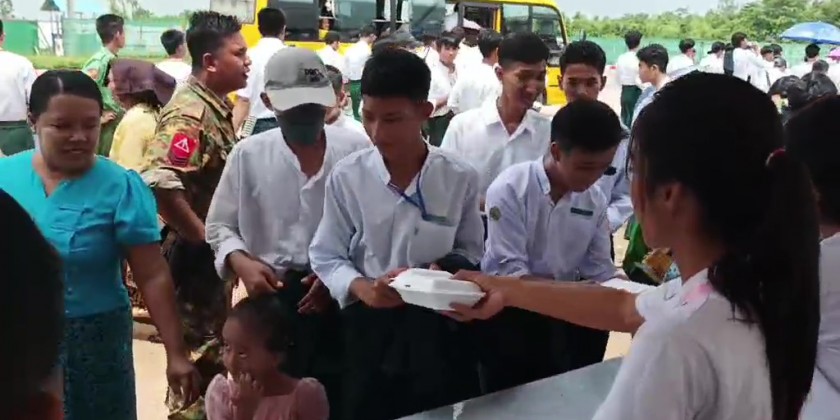 Charity Feast Donation: Biryani Donation in Nay Pyi Taw continued ...