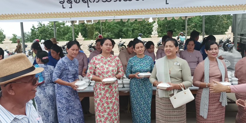 Charity Feast Donation: Biryani Donation in Nay Pyi Taw continued ...