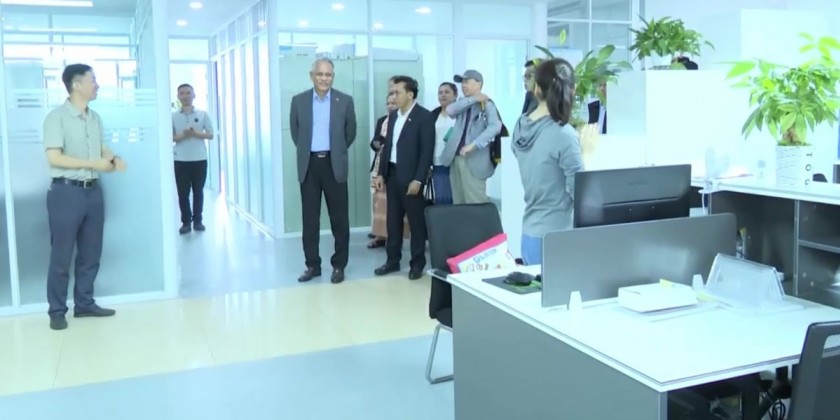 Visit to Yunnan Pan Test Tech : Union Minister visited Yunnan Pan Test ...