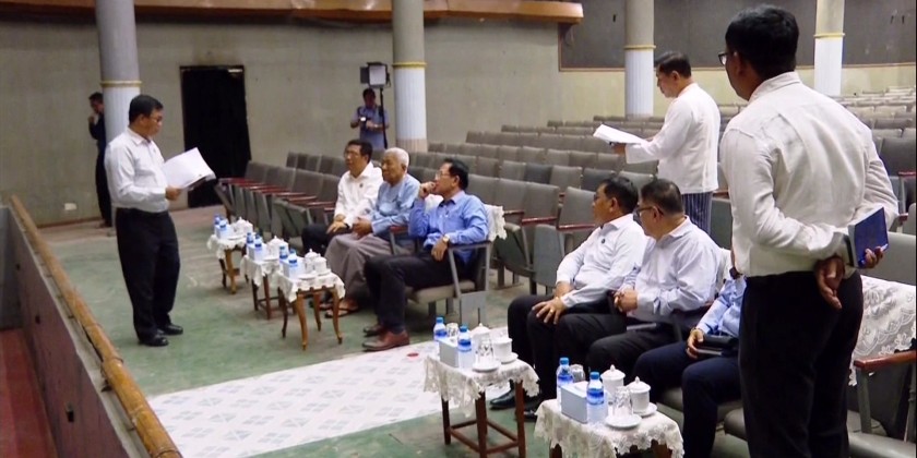 Inspection Tour: Upgrading of Wazira Cinema in Yangon | Myanmar ...