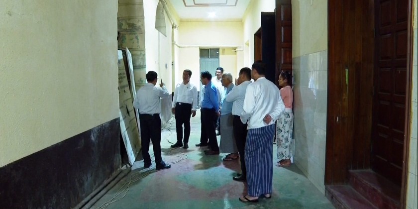 Inspection Tour: Upgrading of Wazira Cinema in Yangon | Myanmar ...