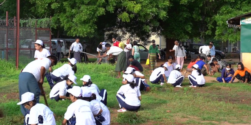 Clean and Green Environ: Collective Cleaning Campaing in Magwe Region ...
