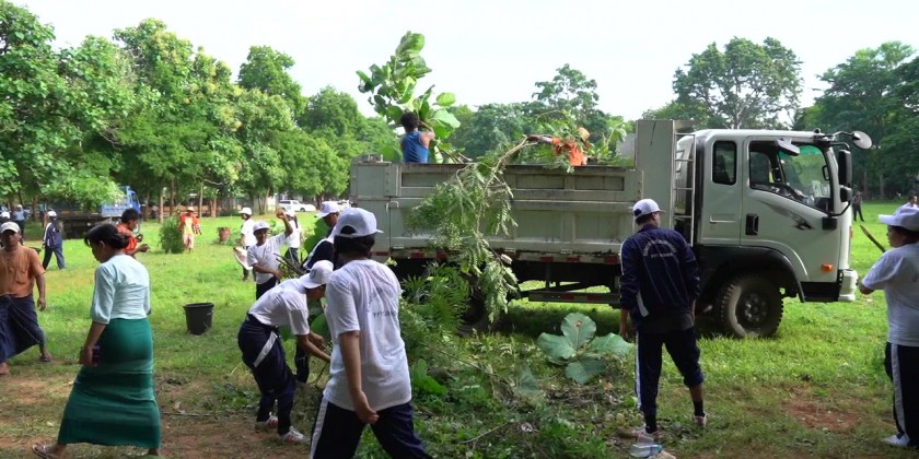 Clean and Green Environ: Collective Cleaning Campaing in Magwe Region ...