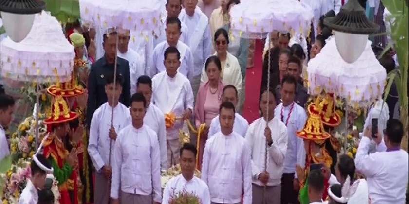 Gala ceremonies: held Consecration ceremony of Maravijaya Buddha Image ...