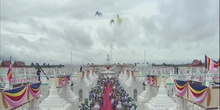 Gala ceremonies: held Consecration ceremony of Maravijaya Buddha Image ...