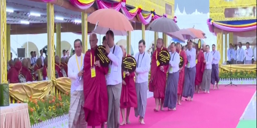 Gala ceremonies: held Consecration ceremony of Maravijaya Buddha Image ...