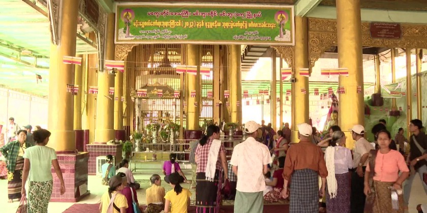 Mann Shwe Sett Taw Pagoda: Teeming with pilgrims on Waso full-moon day ...