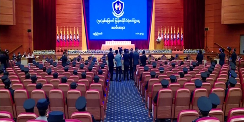 Myanmar Police Force Day: VSG attends 58th Anniversary Ceremony ...