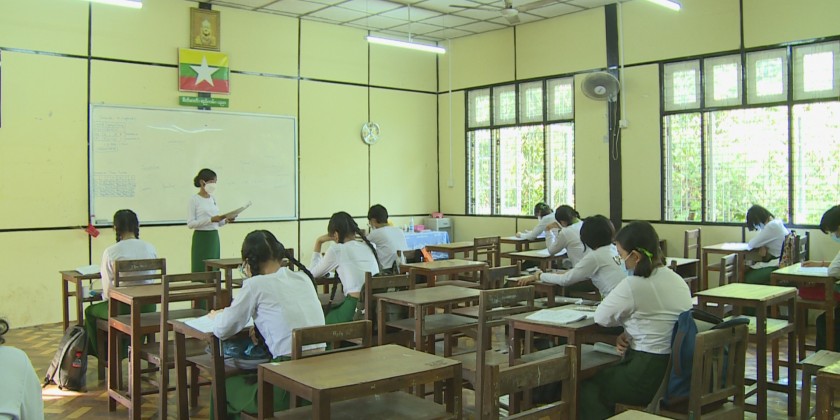 Back to School: Middle and High Schools reopened | Myanmar International TV