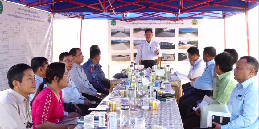 Rural Development: Development works in Thanlyin Township inspected ...