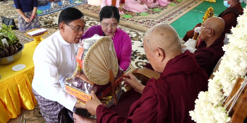 Taking temporary monkhood: MoC Union Minister attended the ceremony ...