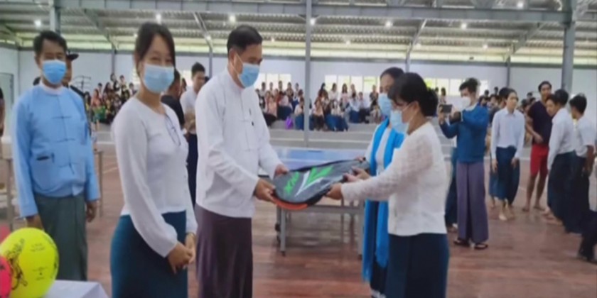 Inspection tour: MoST Union Minister inspected universities in Taungoo ...