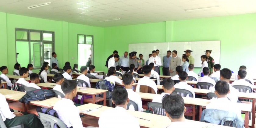 Inspection of schools: Shan State CM inspected schools in Danu region ...