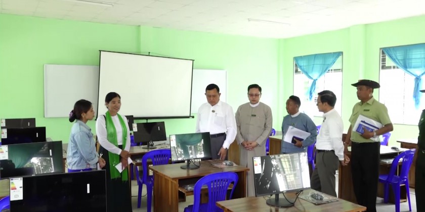 Inspection of schools: Shan State CM inspected schools in Danu region ...