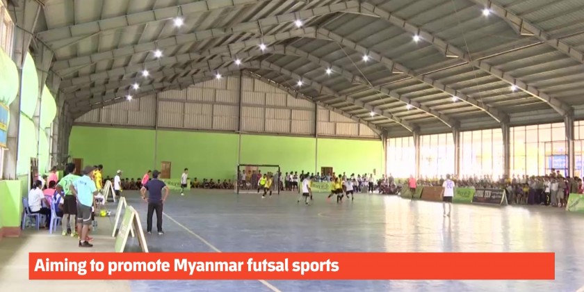 Sport Sector: Aiming to promote Myanmar futsal sports | Myanmar ...