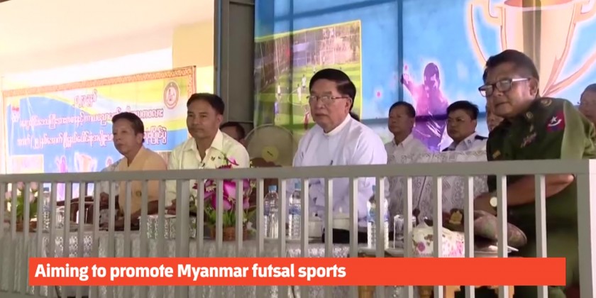 Sport Sector: Aiming to promote Myanmar futsal sports | Myanmar ...