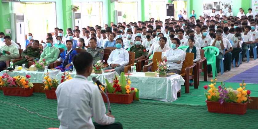 Preserving traditional culture: Magway Education Degree College holds ...