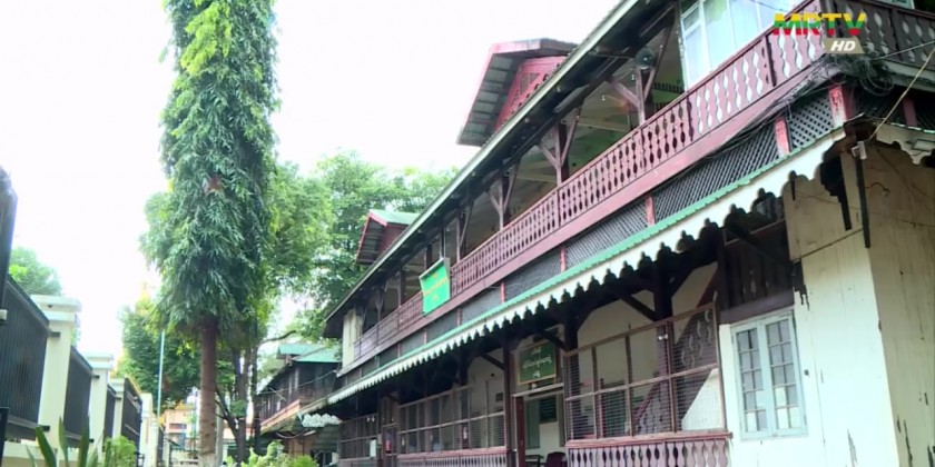 Historic Site: Ancient buildings in Pathein Tsp under maintenance ...