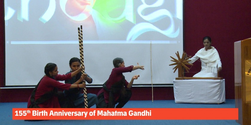 Commemorative Event: Celebration for 155th Birth Anniversary of Mahatma ...