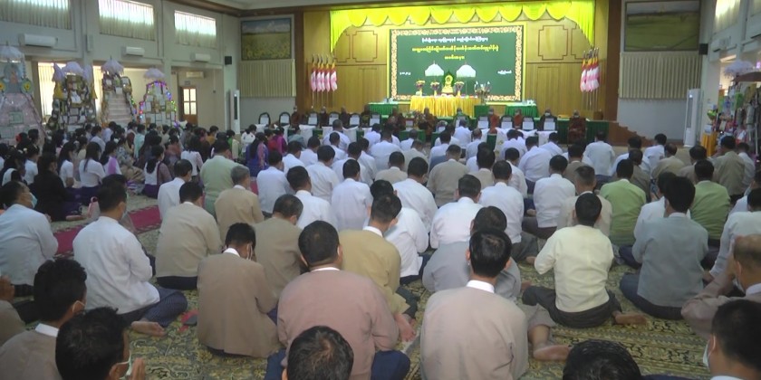 Donating Kathina Robes: MOALI organized a ceremony in Nay Pyi Taw ...
