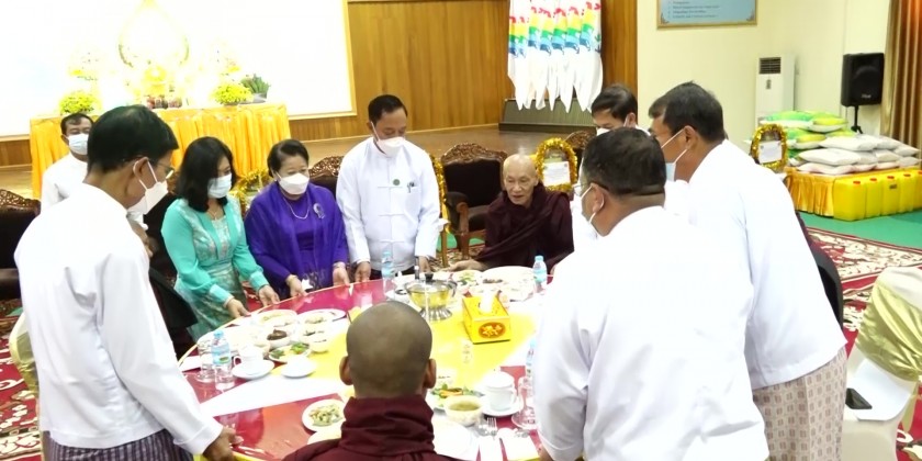 Kathina Robe Offering Ceremony: MCRD organized a donation ceremony in ...