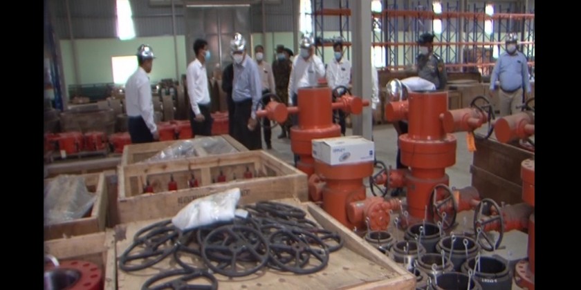 Oil and Natural Gas: Thaketa Offshore Supply Base inspected | Myanmar ...
