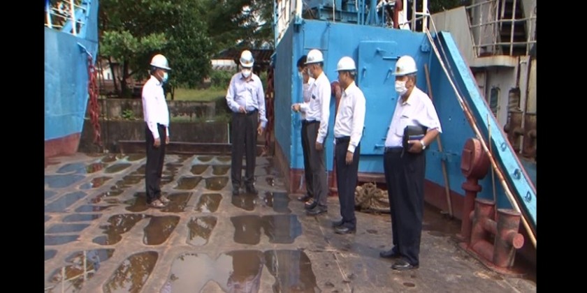 Oil and Natural Gas: Thaketa Offshore Supply Base inspected | Myanmar ...