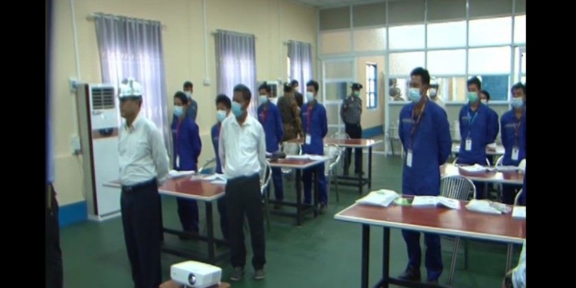 Oil and Natural Gas: Thaketa Offshore Supply Base inspected | Myanmar ...