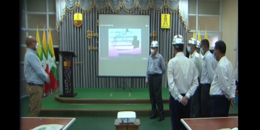 Oil and Natural Gas: Thaketa Offshore Supply Base inspected | Myanmar ...
