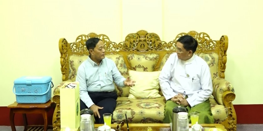 Ground inspection tour: MCRD CM made ground inspection tour in Myothit ...
