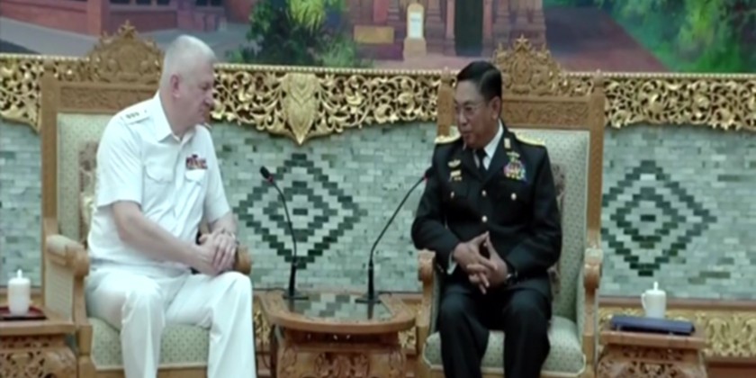 Myanmar / Russia: Commander-in-Chief (Navy) welcomes his counterpart ...