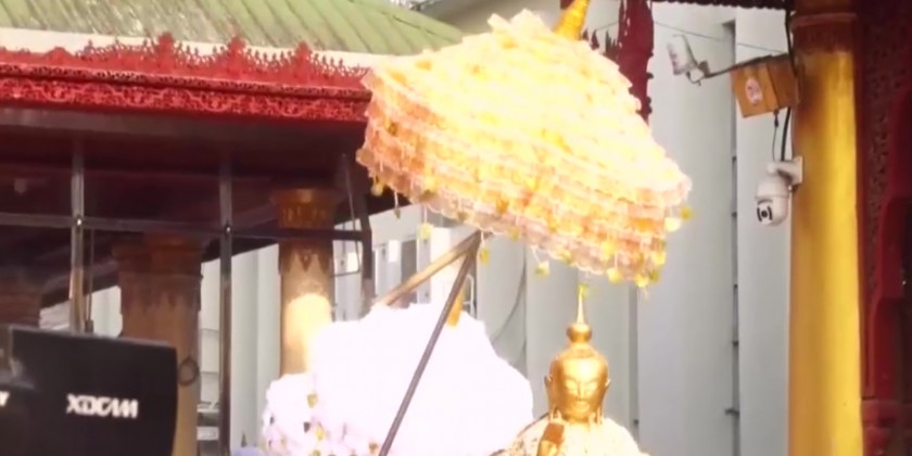 Tabaung Festival: Yangon Region CM offerrd alms donation | Myanmar ...