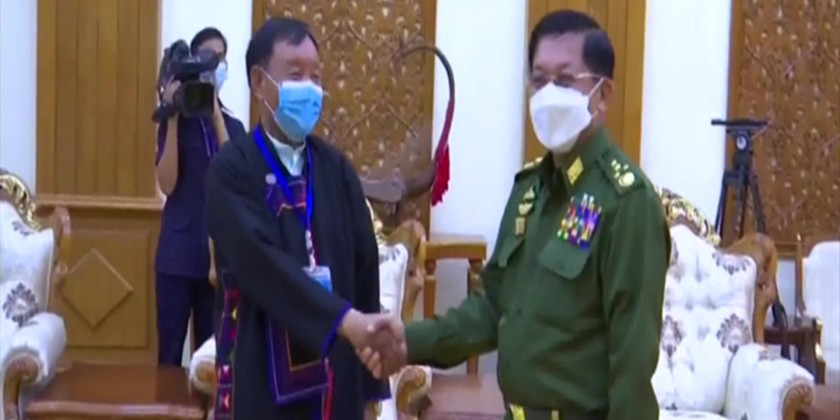 Peace process: SAC Chairman received peace delegation of NDAA | Myanmar ...