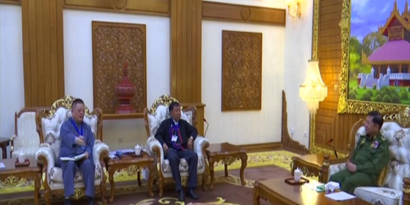 Peace process: SAC Chairman received peace delegation of NDAA | Myanmar ...