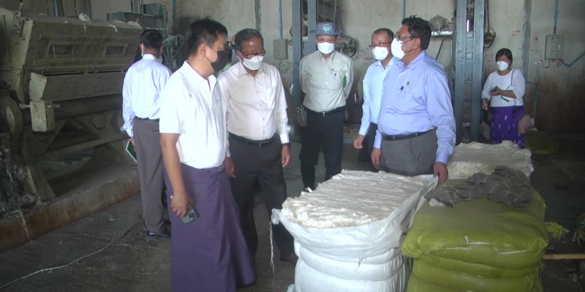 Development of cotton production: Meeting with cotton millers in Pyigyi ...