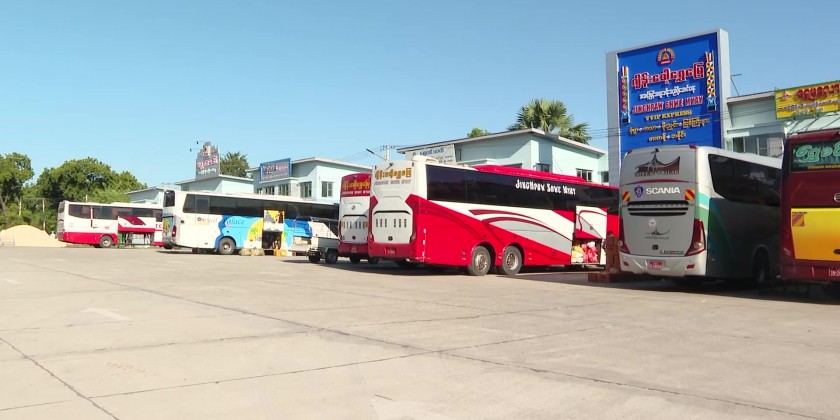 Highway bus terminal: Highway bus terminal started running in Monywa ...