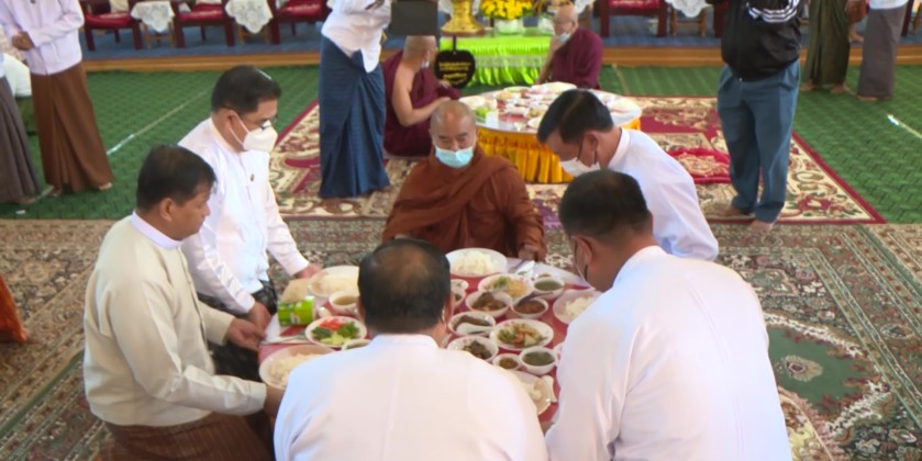 Kathina robe offering: Kachin state CM attended Kathina robe offering ...