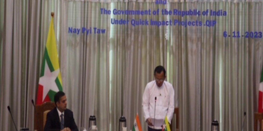 Quick Impact Projects (QIP): Myanmar-India sign MoU under (QIP ...