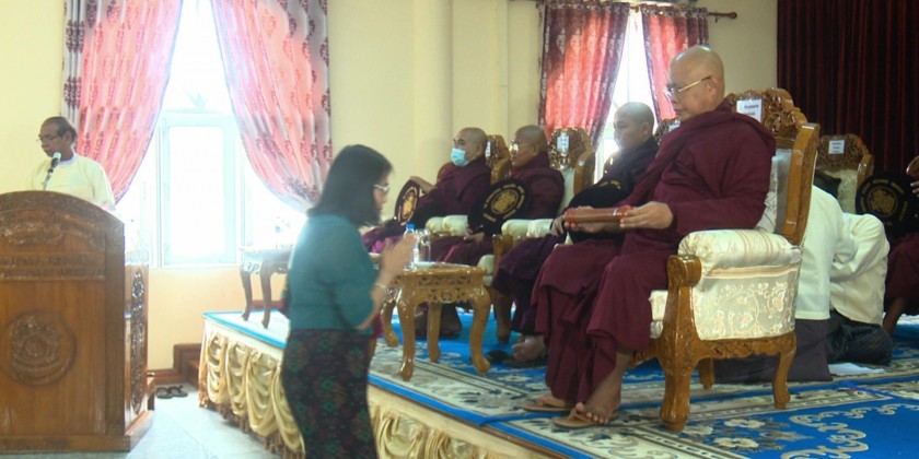 Religious Ceremony: Conferring Diploma of Buddha Dhamma | Myanmar ...
