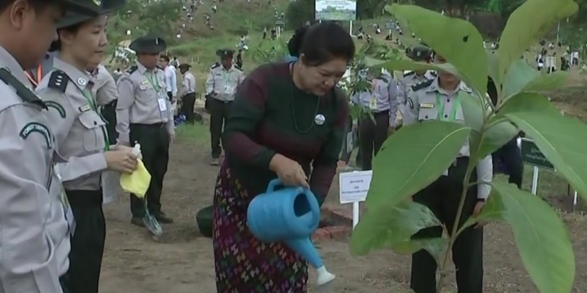 Tree Planting Ceremony: SAC Chairman participates in the event in Lewe ...