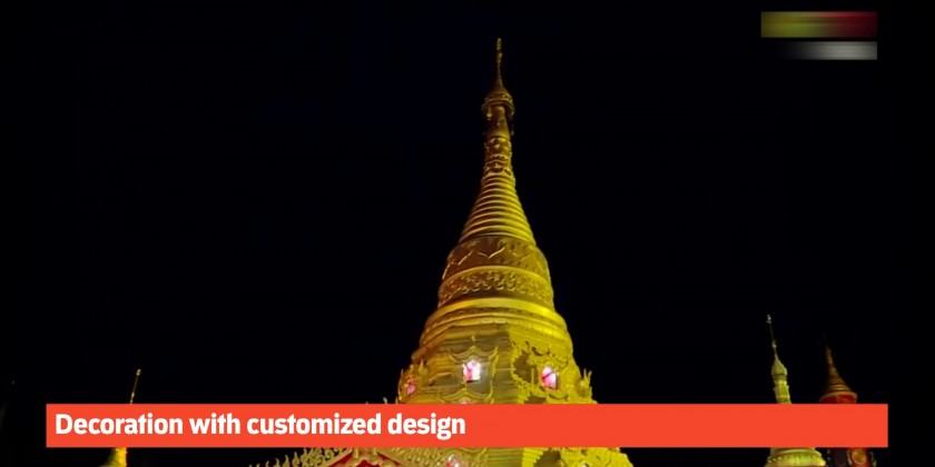 Hand-made Lanterns: Decoration with customized design | Myanmar ...
