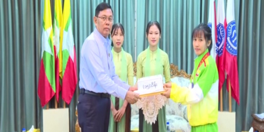 Honouring Ceremony for Athletes: Victorious athletes representing ...