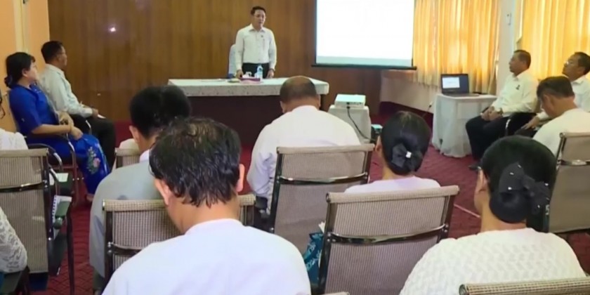 Inspections in Yangon: MoI Union Minister inspects renovation processes ...