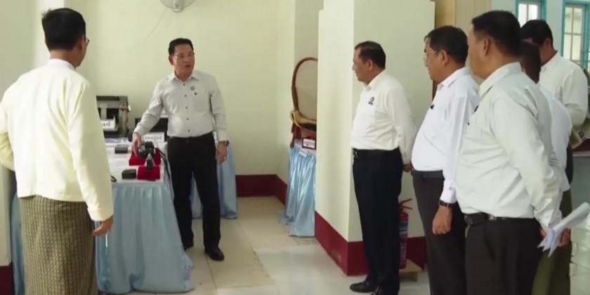 Inspections in Yangon: MoI Union Minister inspects renovation processes ...