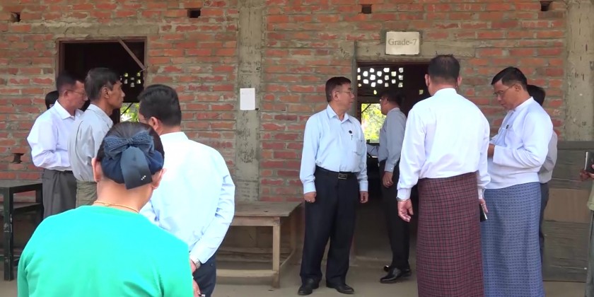 2nd Day of Matriculation Exam: MoE Union Minister inspected exam ...