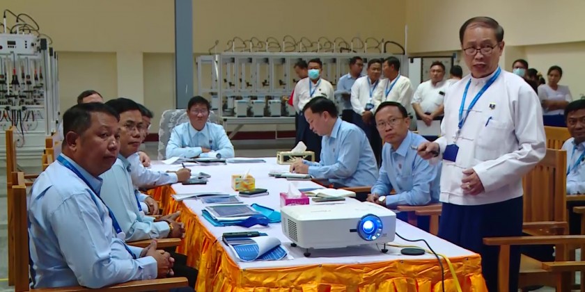 Electric Power: MOEP Union Minister tours in Nay Pyi Taw | Myanmar ...