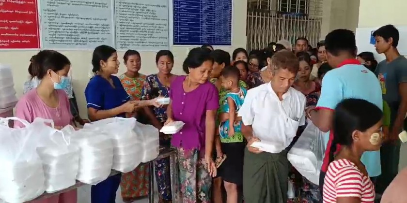 Charity Feast donation: Charity feast continued as 41st day | Myanmar ...