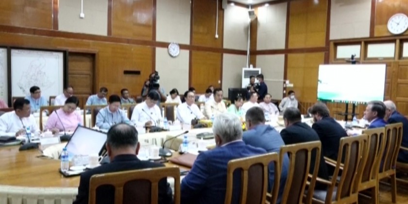 Myanmar / Russia: MoPF Union Minister receives delegation | Myanmar ...